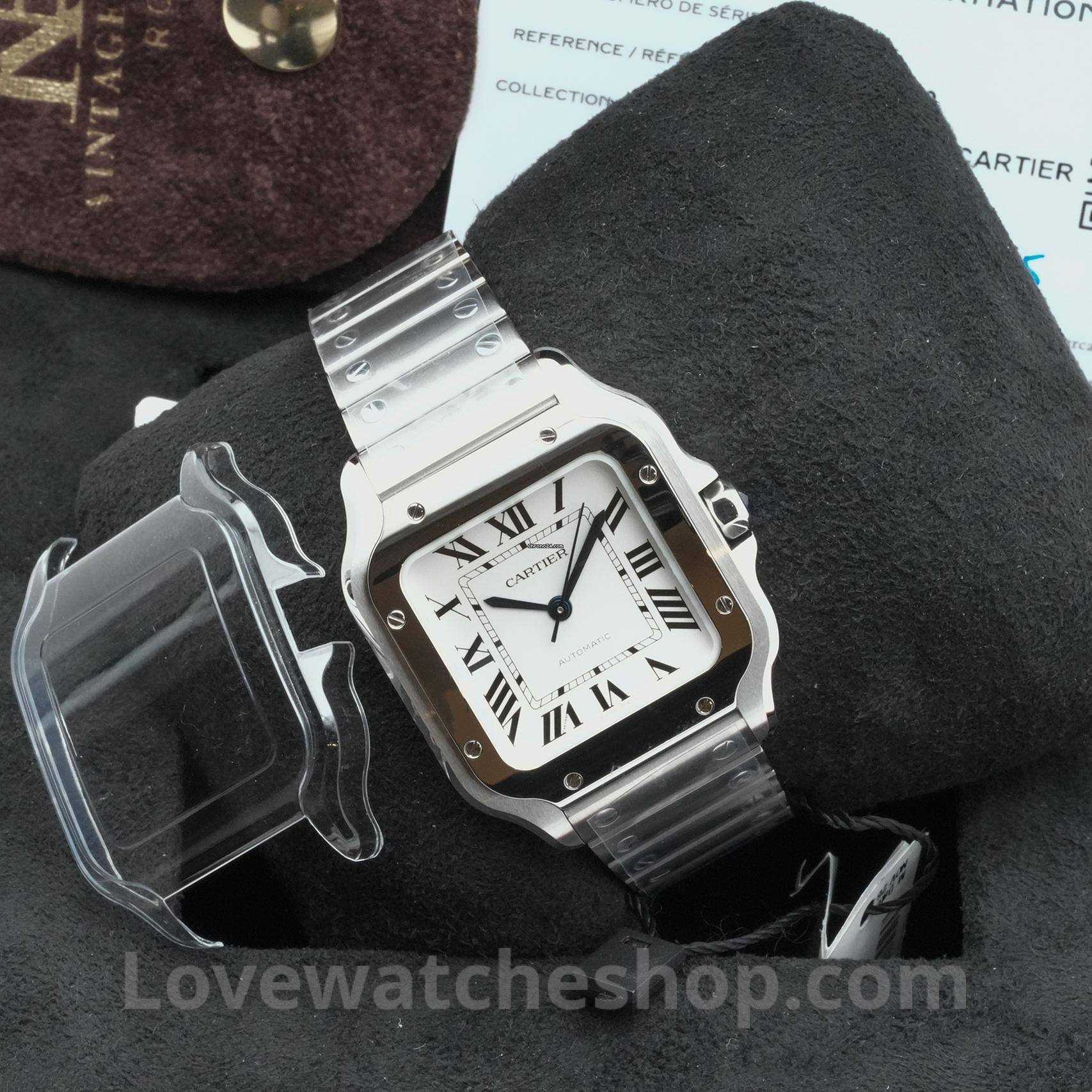 Cartier Santos De Cartier Ref. WSSA0029 – NEW 2025 – Full stickers ...